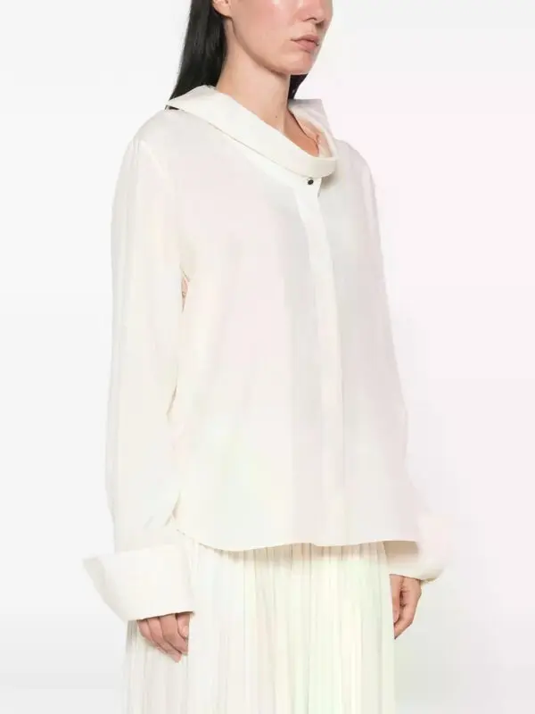 Givenchy Ruffled Silk Blouse