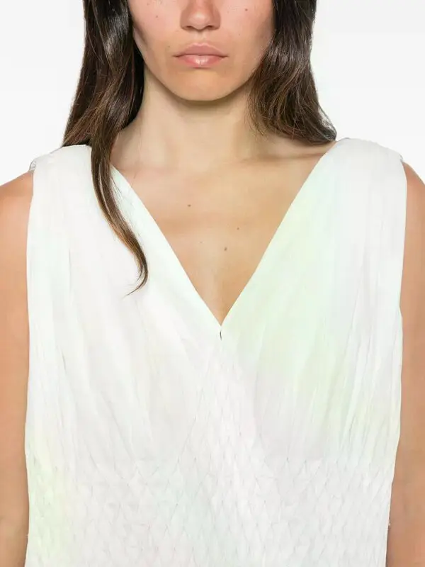 Khaite Nola Smocked-waist Maxi Dress