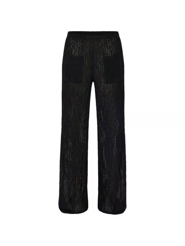 BANANA MOON Osmoze Beachsoul Crochet-knit Trousers - Black