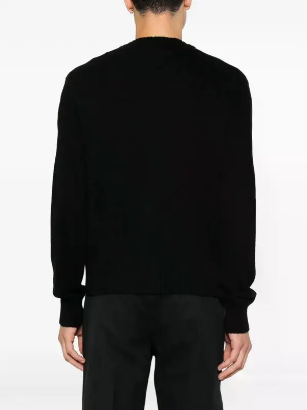 AMI Paris De Coeur Cardigan - Black