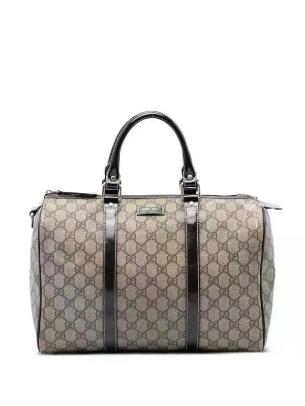 Gucci 2016-2026 Medium Gg Supreme Joy Boston Bag - Neutrals