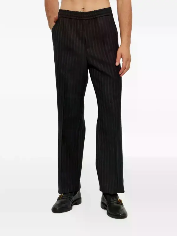 Versace Jacquard-wool Pants