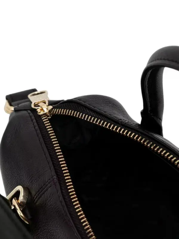 Patrizia Pepe Fly Logo-plaque Shoulder Bag - Black