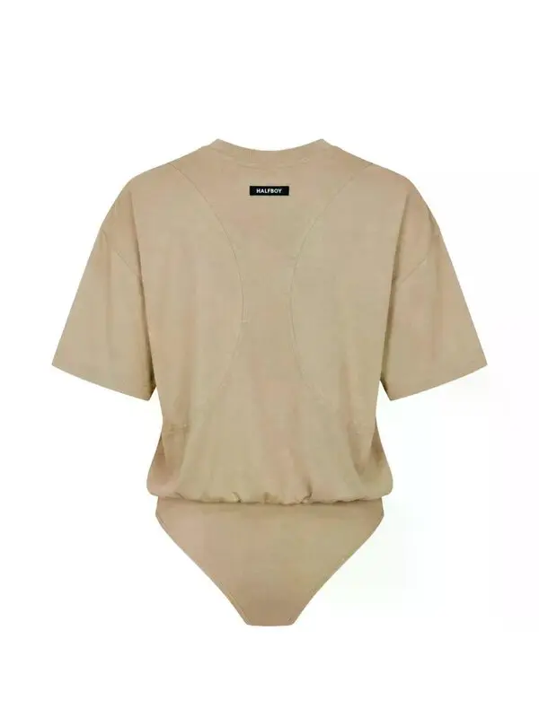 HALFBOY Logo-print Short-sleeve Bodysuit