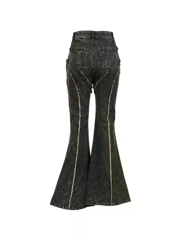 VIVAMUS Frayed Flared Jeans