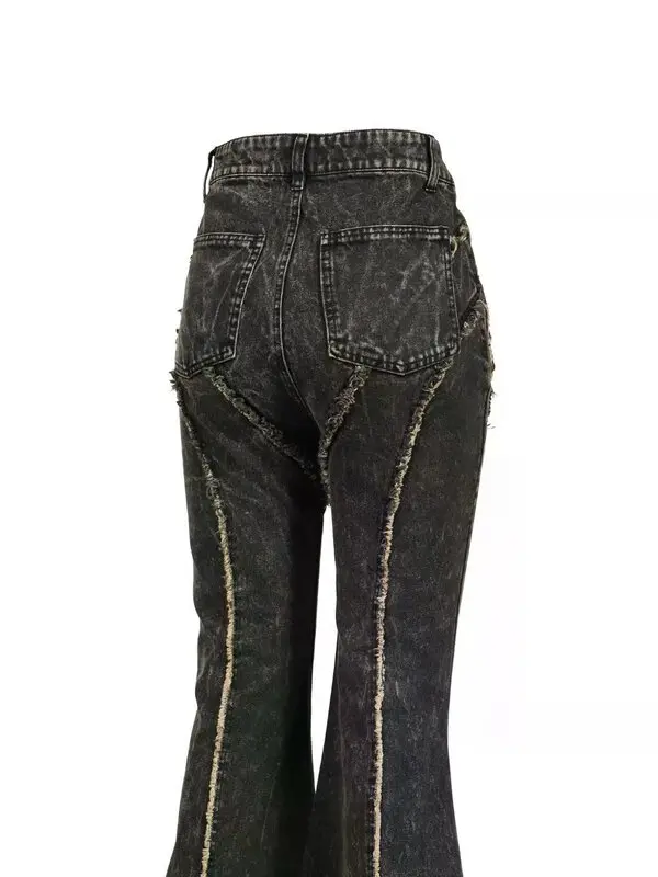 VIVAMUS Frayed Flared Jeans