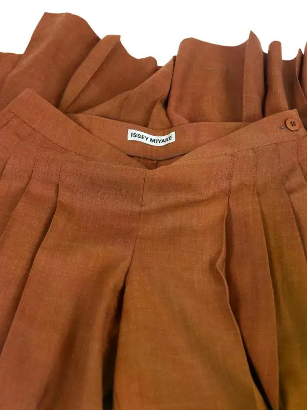 Issey Miyake Pleated Palazzo Pants