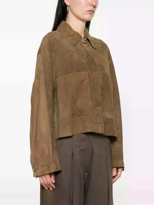 JOSEPH Suede Boxy Jacket