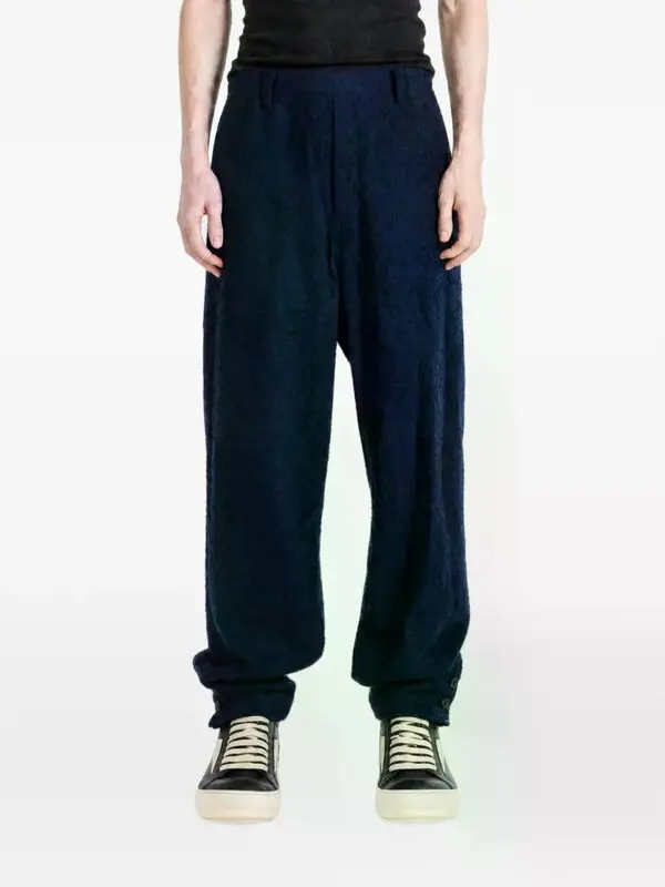 KOZABURO Bouclé Tapered Trousers