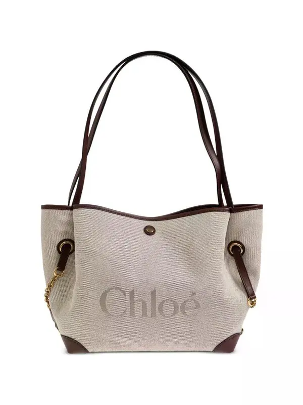 Chloé Clover Double-carry Canvas Bag