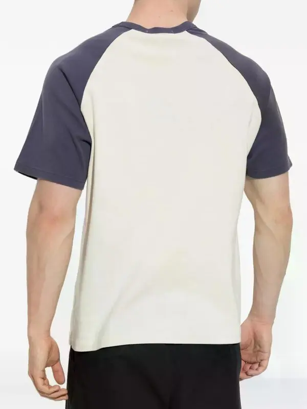 A BATHING APE Raglan-sleeve Logo-print Cotton T-shirt