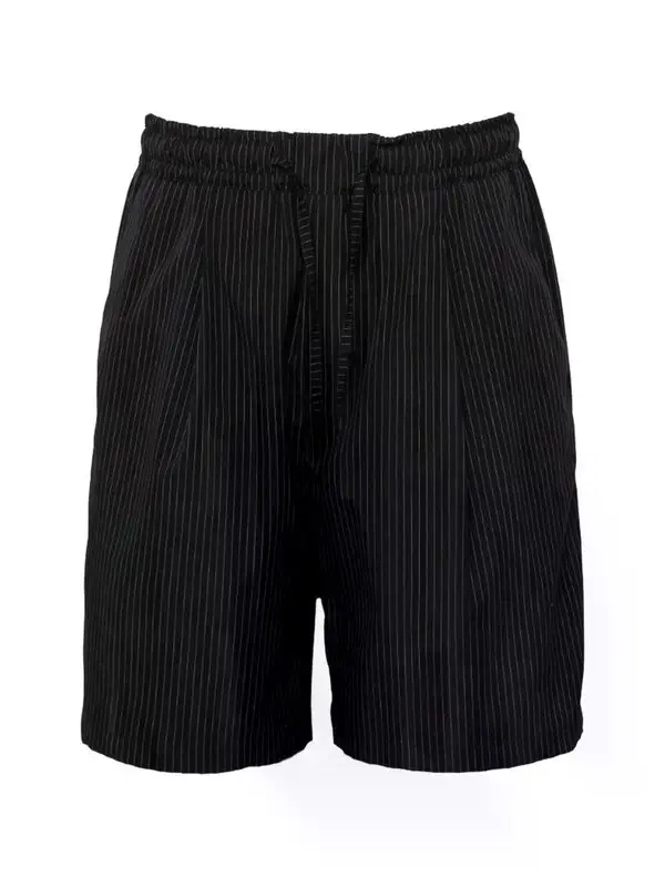 LOW BRAND Striped Cotton Shorts