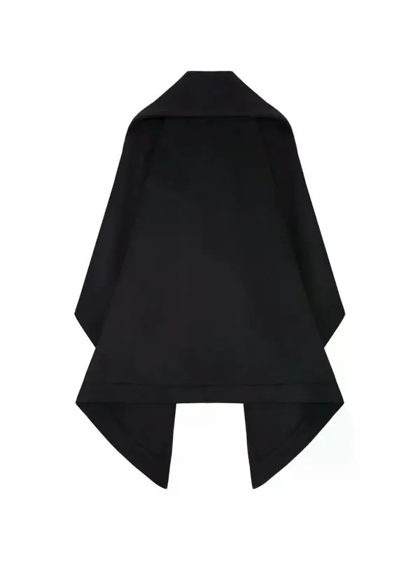 Giorgio Armani Layered Wool Cape Coat