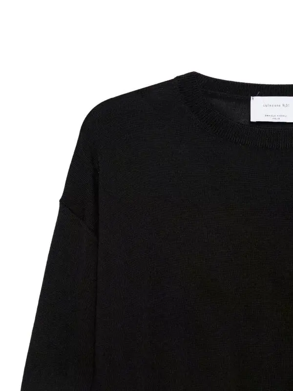 DANIELE FIESOLI Merino-wool Crew-neck Sweater