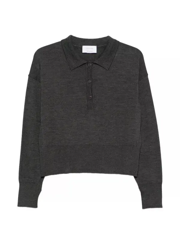 DANIELE FIESOLI Merino-wool Knitted Polo Top