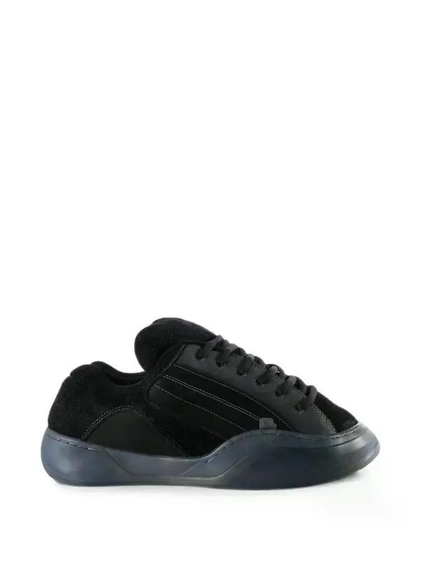 ERL Quad Vamp Panelled Sneakers - Black