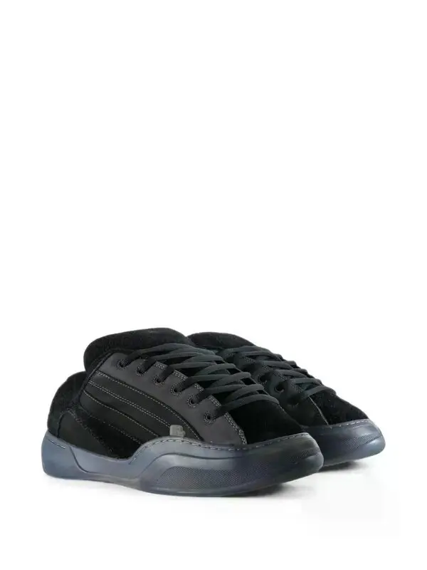 ERL Quad Vamp Panelled Sneakers - Black