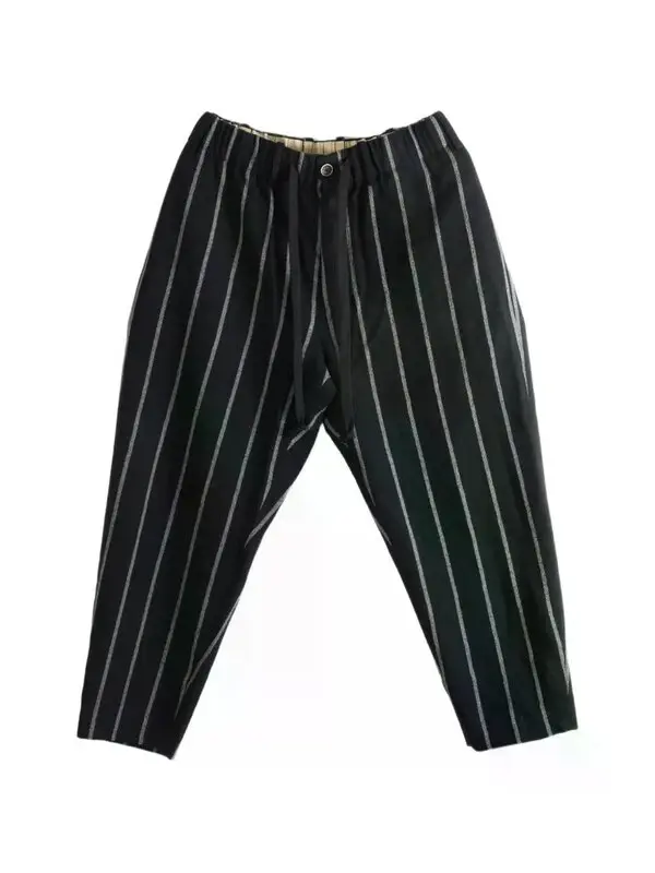 UMA WANG Vertical-stripe Drawstring Trousers