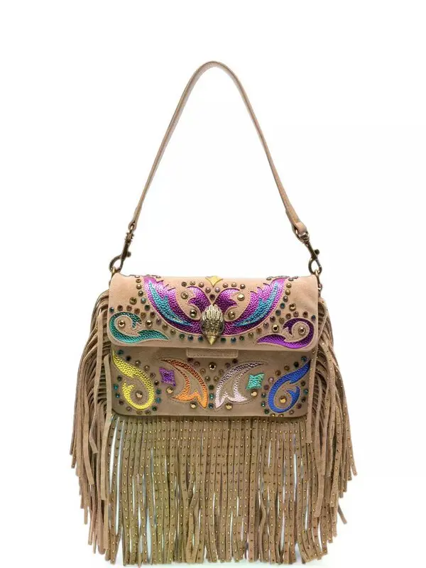 Kurt Geiger Oxford Fringe Shoulder Bag - Neutrals
