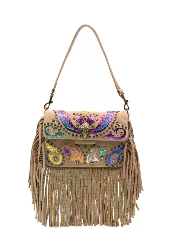 Kurt Geiger Oxford Fringe Shoulder Bag - Neutrals