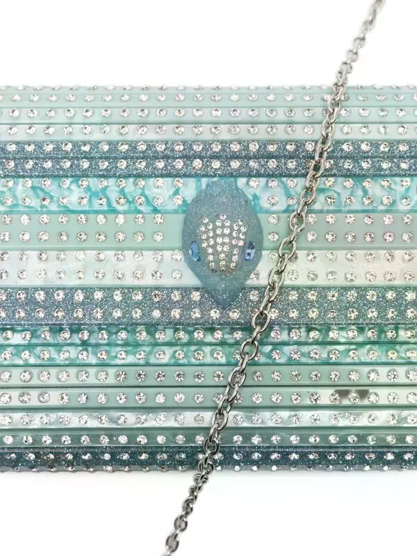 Kurt Geiger Eagle Crystal-embellished Clutch Bag