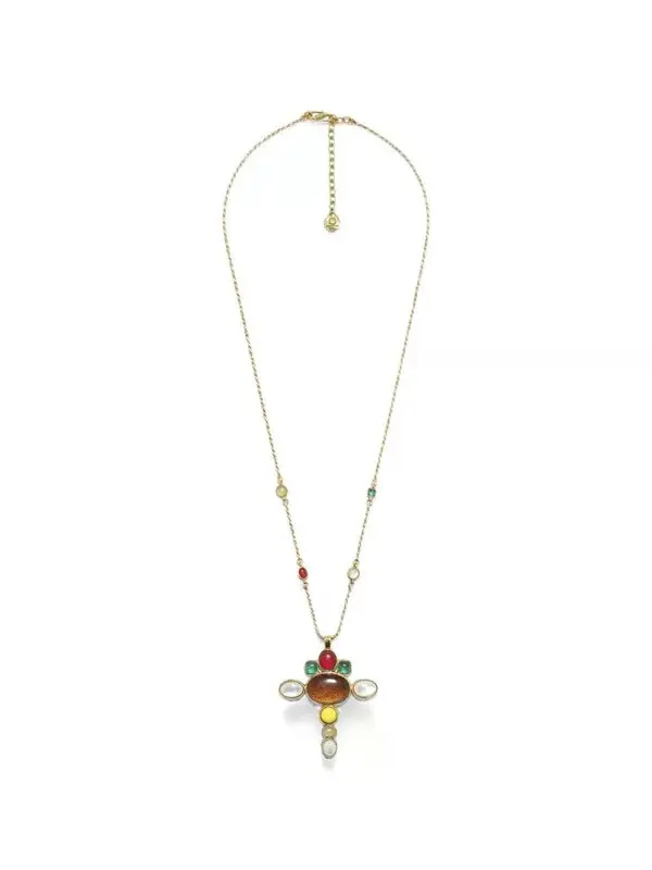 GOOSSENS Lagune Cross Pendant Necklace