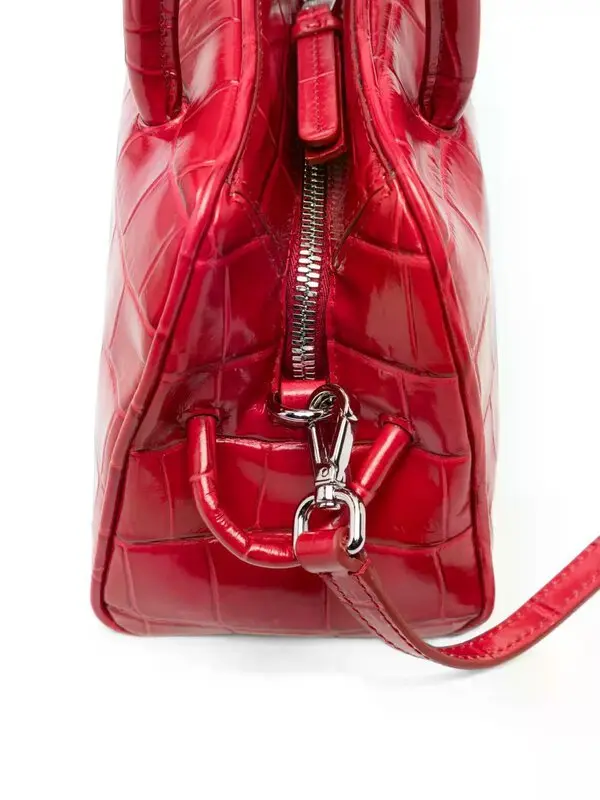 Jacquemus Croc-effect Knotted Clutch Bag