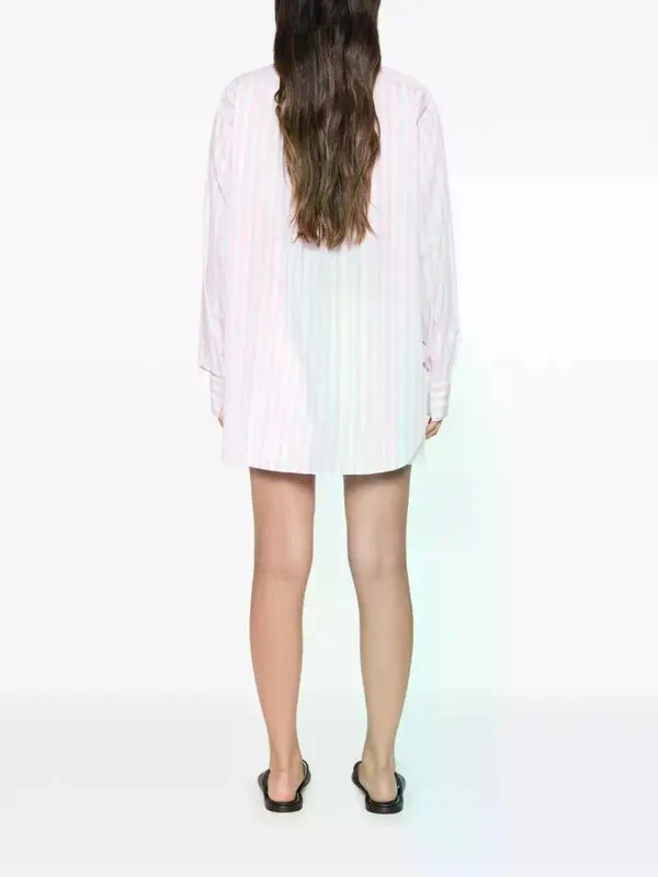 Hunza G Cabana Stripe-embroidered Shirt
