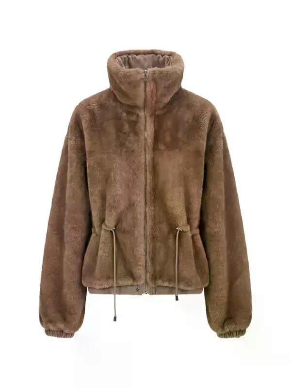 VALENTINI 1972 Reversible Drawstring-waist Jacket - Brown