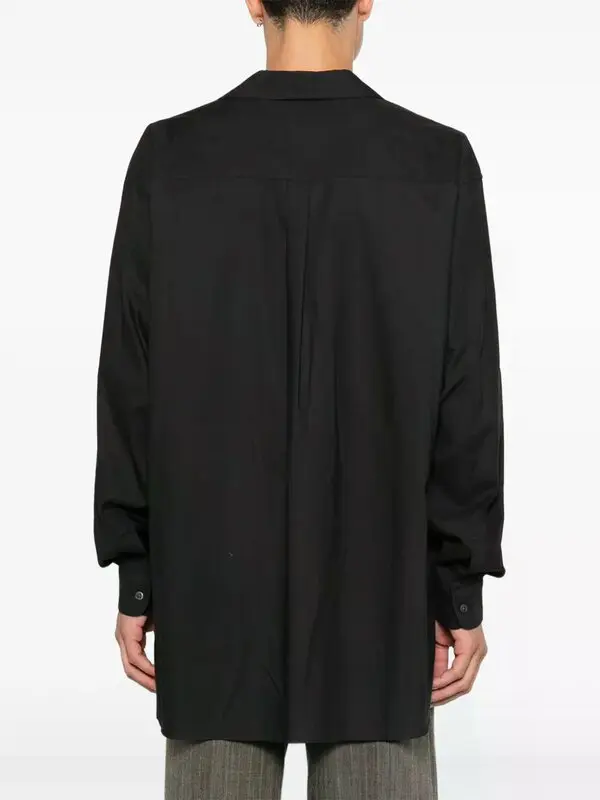 SSSTEIN Plunging V-neck Oversized Shirt