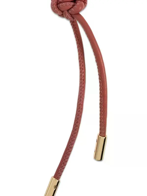 Michael Kors Knotted Logo-plaque Keychain