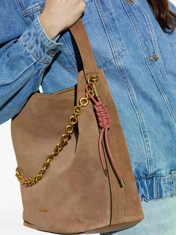 Michael Kors Knotted Logo-plaque Keychain