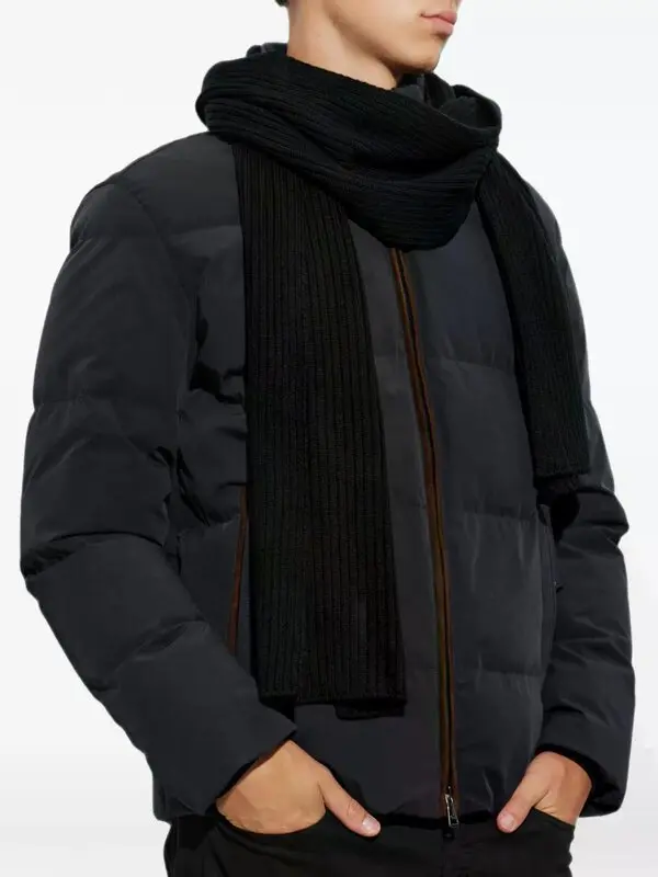 Paul & Shark Ribbed-knit Scarf