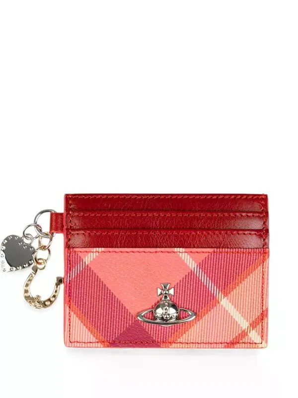 VIVIENNE WESTWOOD Card Holder With Charms - Pink