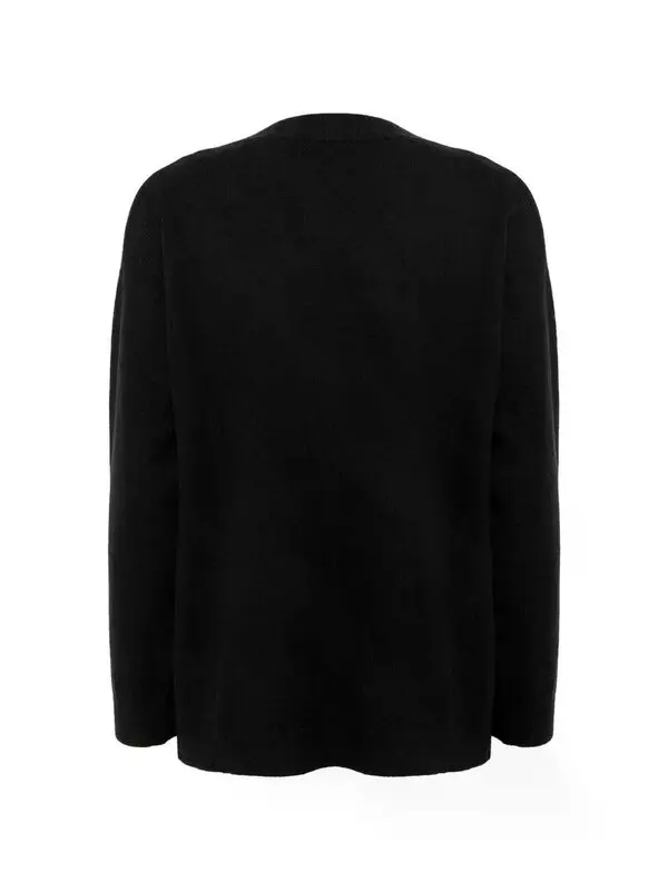 Alpha Studio V-neck Knitted Sweater