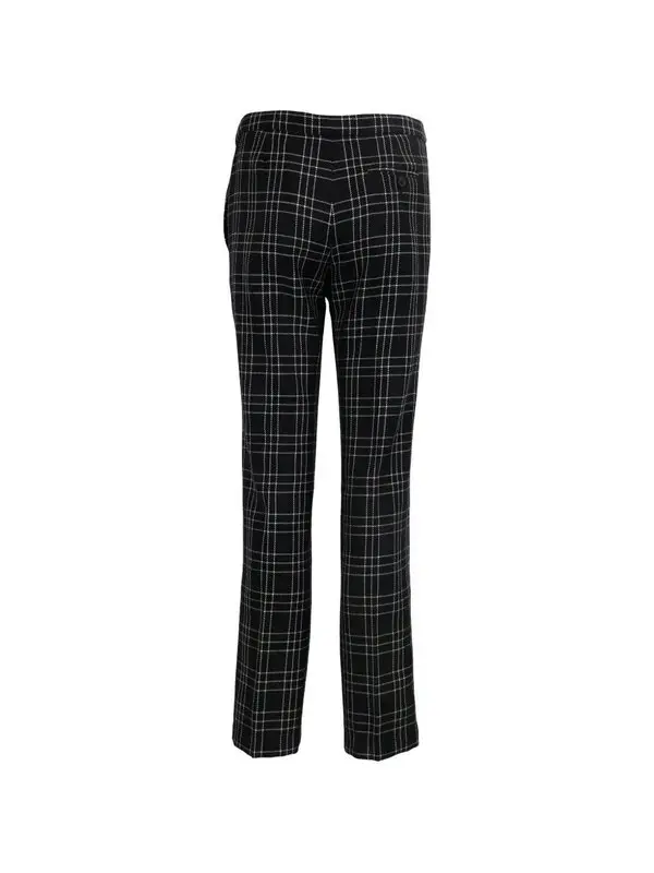 Alexander McQueen Checked Wool Trousers