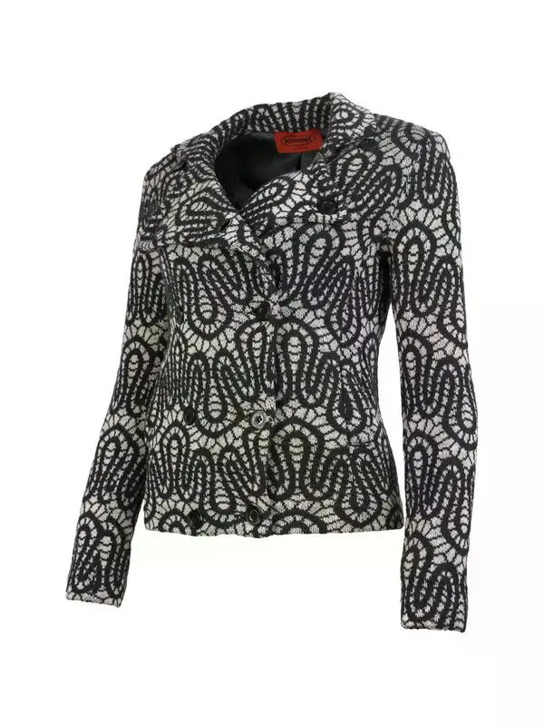 Missoni Swirl-pattern Double-breasted Jacket - Purple