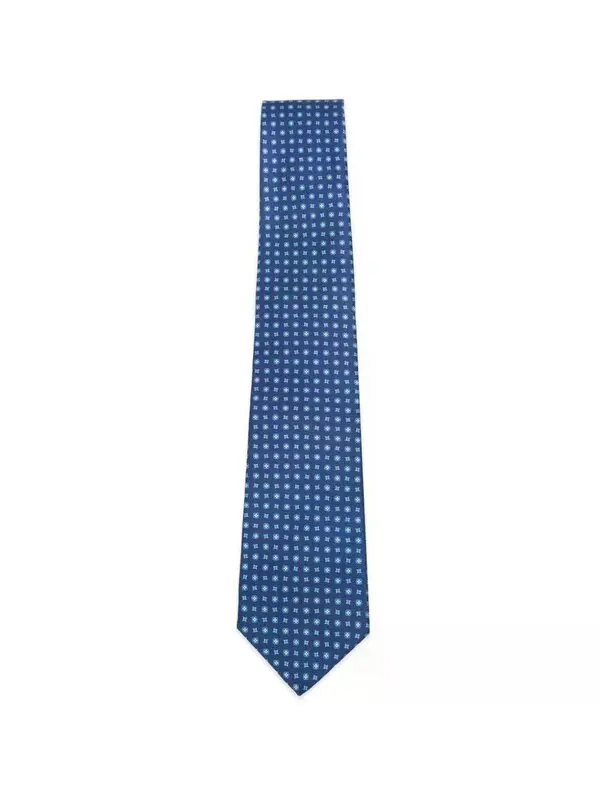 Kiton Geometric-print Tie