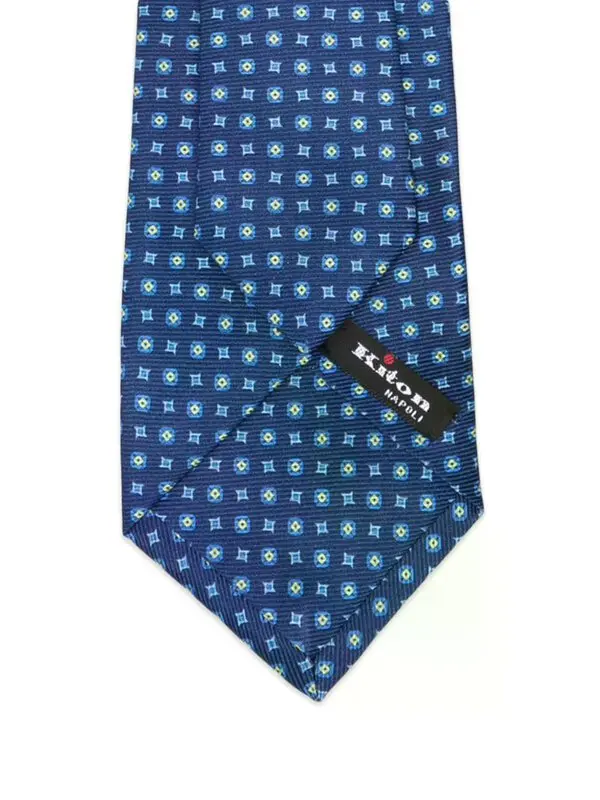 Kiton Geometric-print Tie