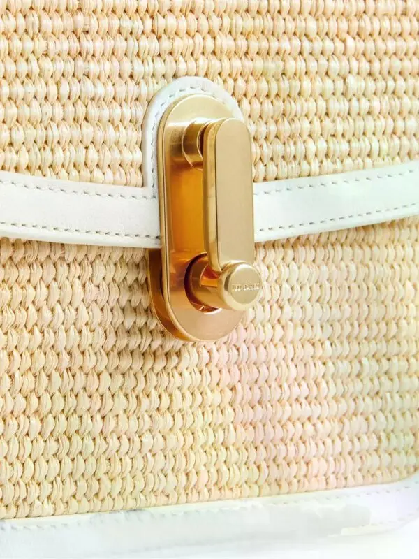Ted Baker London Large Kkassia Woven-design Leather-trim Belt Bag