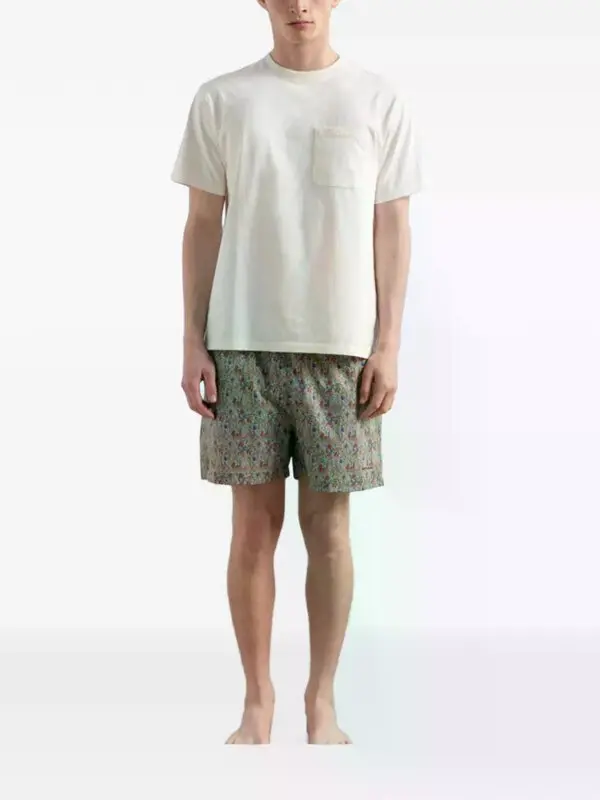 DEAN EDMONDS Floral-print Drawstring Swim Shorts