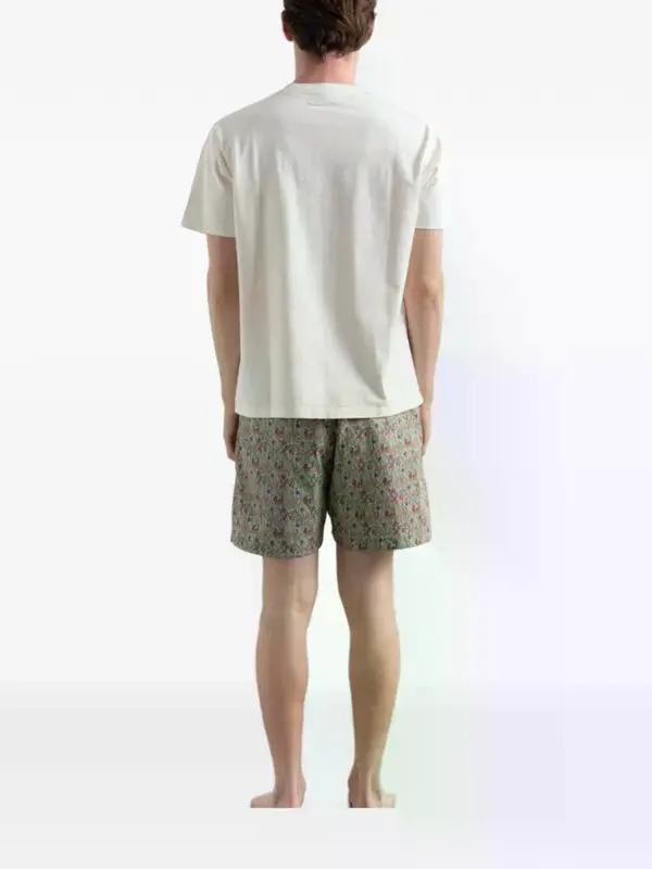DEAN EDMONDS Floral-print Drawstring Swim Shorts