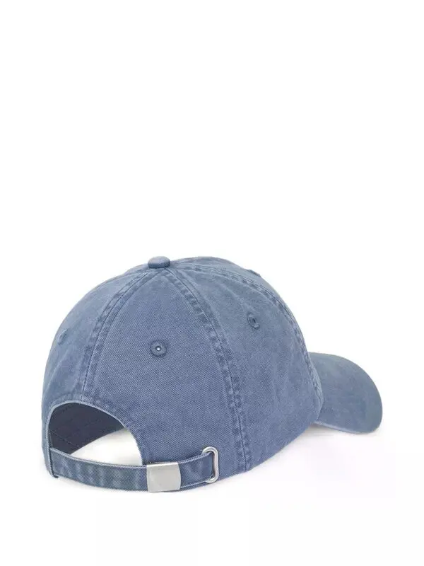ANINE BING Jeremy Baseball Cap Paris University Washed - Blue