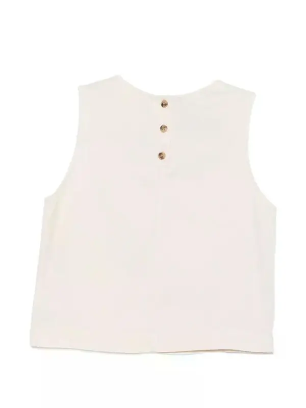 MAISON123 Button-back Sleeveless Top