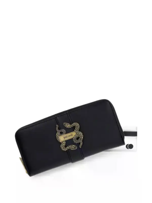 Just Cavalli Iconic Snakes Logo-plaque Wallet