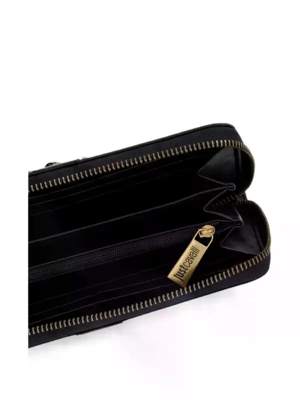 Just Cavalli Iconic Snakes Logo-plaque Wallet