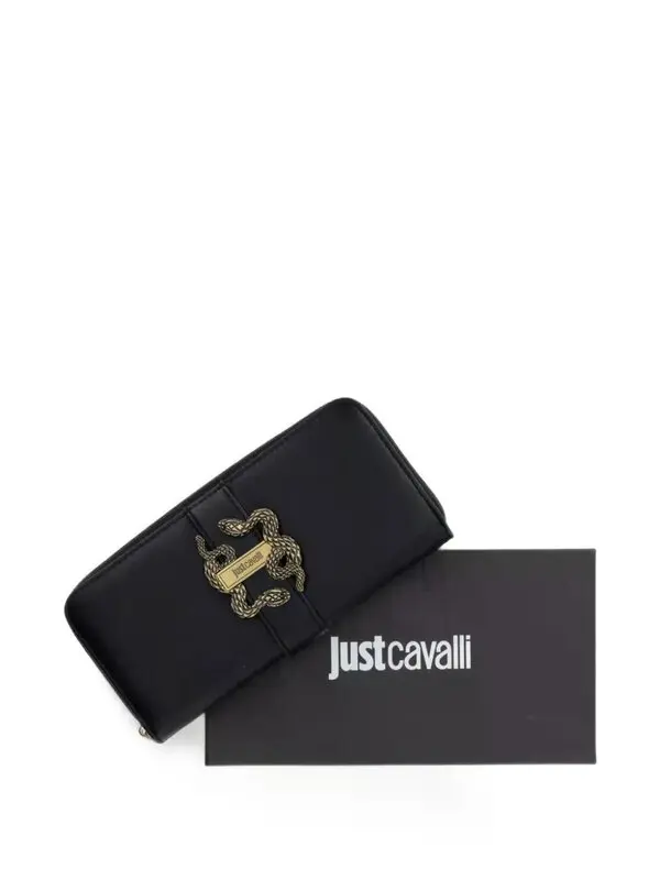 Just Cavalli Iconic Snakes Logo-plaque Wallet