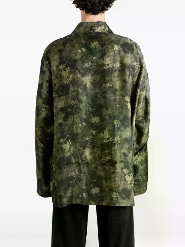 UMA WANG Khloe Floral-print Tie-fastening Jacket