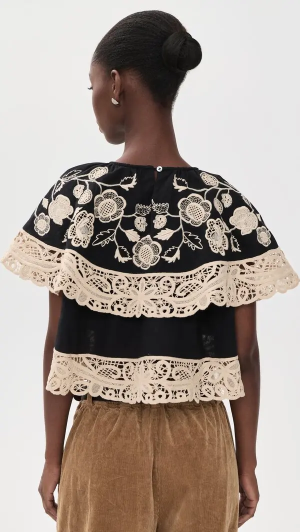 Sea Shiloh Embroidered Top