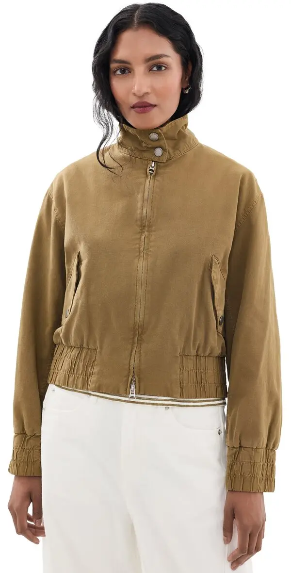 Rag & Bone Eliza Canvas Bomber Jacket
